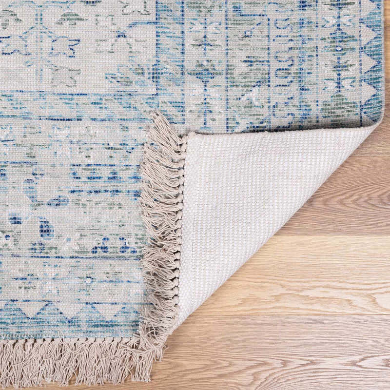 Byers Handmade Cotton-blend Aqua Rug – Boutique Rugs