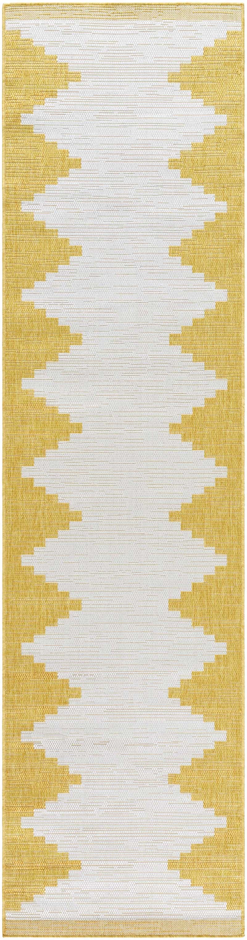 Djugun Yellow Outdoor Rug - Clearance – Boutique Rugs