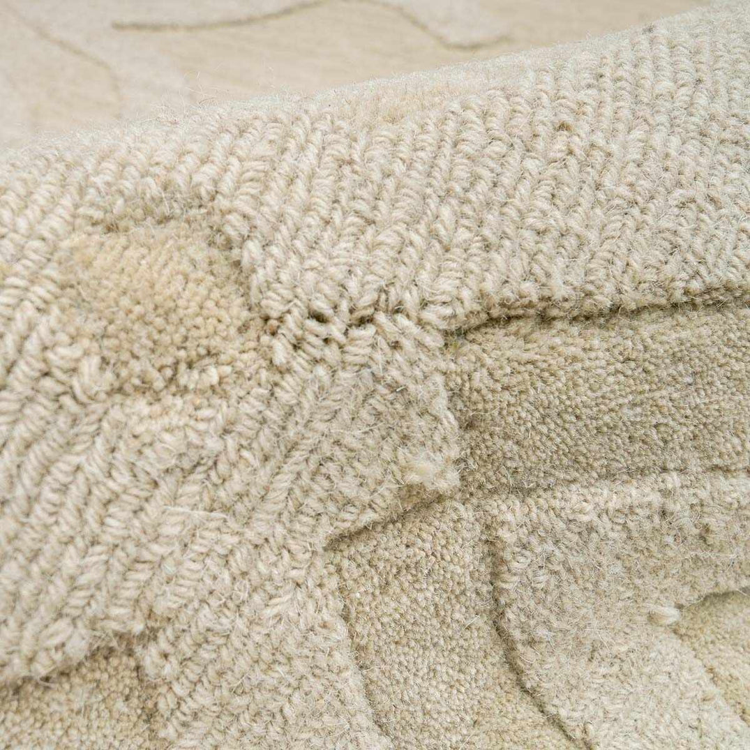 Fyffe Embossed Beige Wool Area Rug – Boutique Rugs