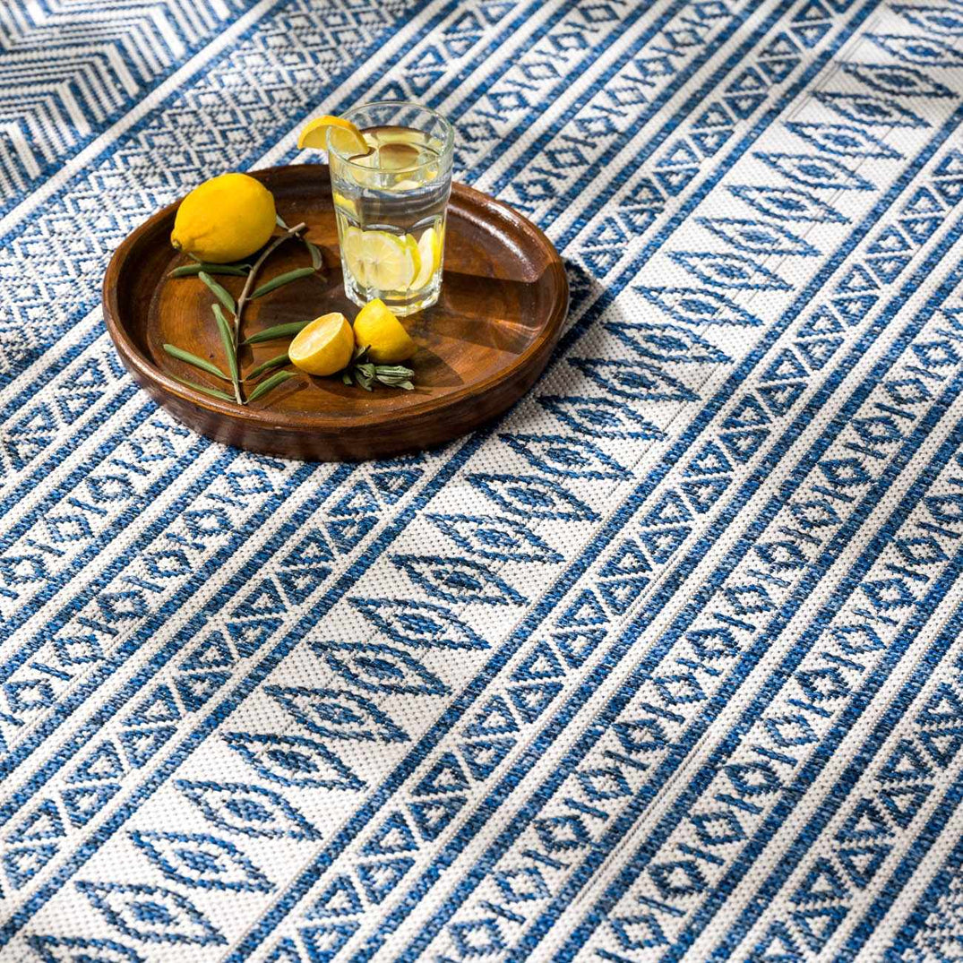 Madras Light Blue Green All Over Performance Area Rug – Boutique Rugs