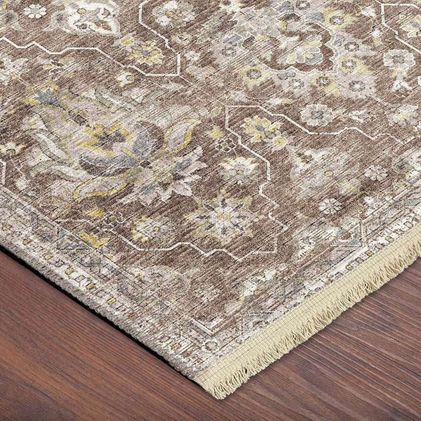 Dalyn Machine Indoor/Outdoor Marbella MB4 Mocha Washable Area Rug ...