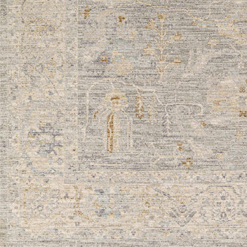 Merv Beige Neutral Statement Rug