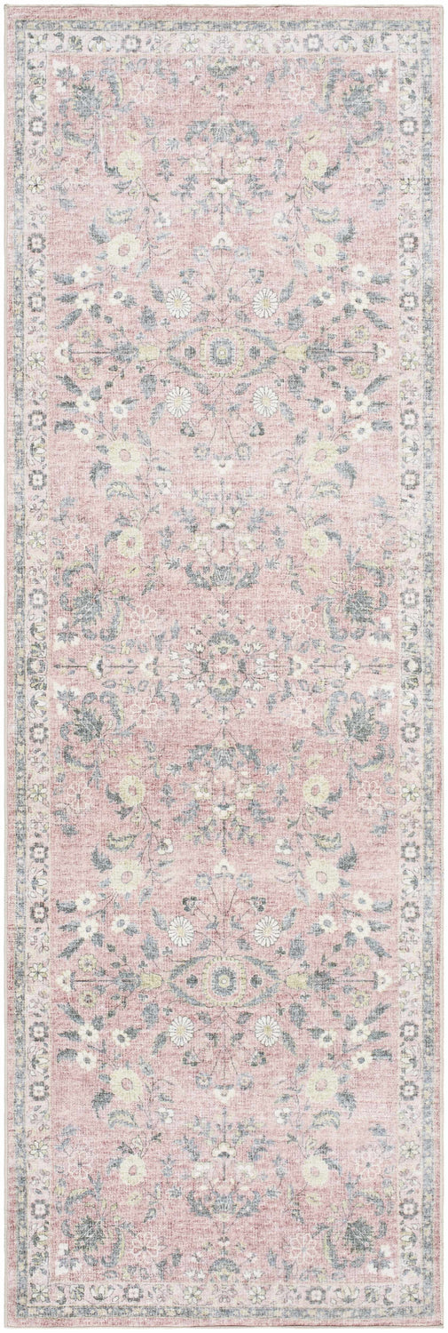 Meyly Pink Washable Area Rug – Boutique Rugs