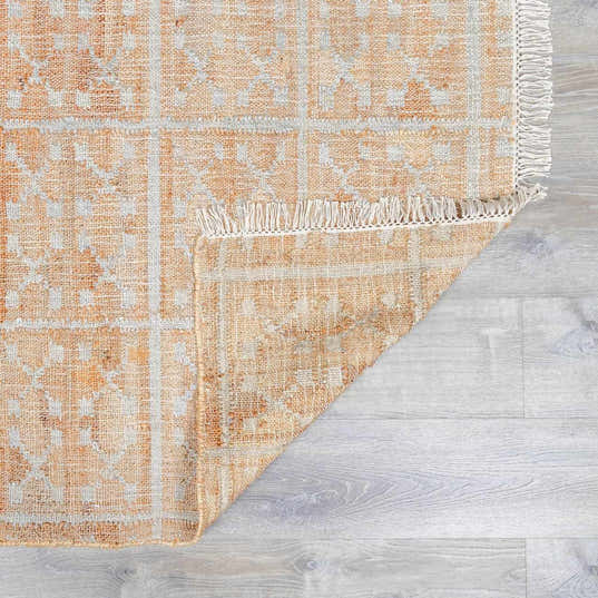 Rice Handcrafted Fringed Jute Carpet – Boutique Rugs