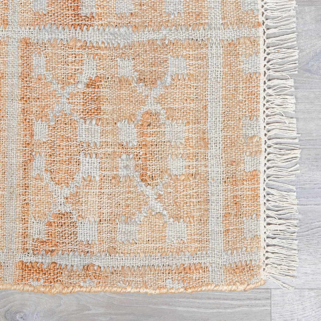 Rice Handcrafted Fringed Jute Carpet – Boutique Rugs