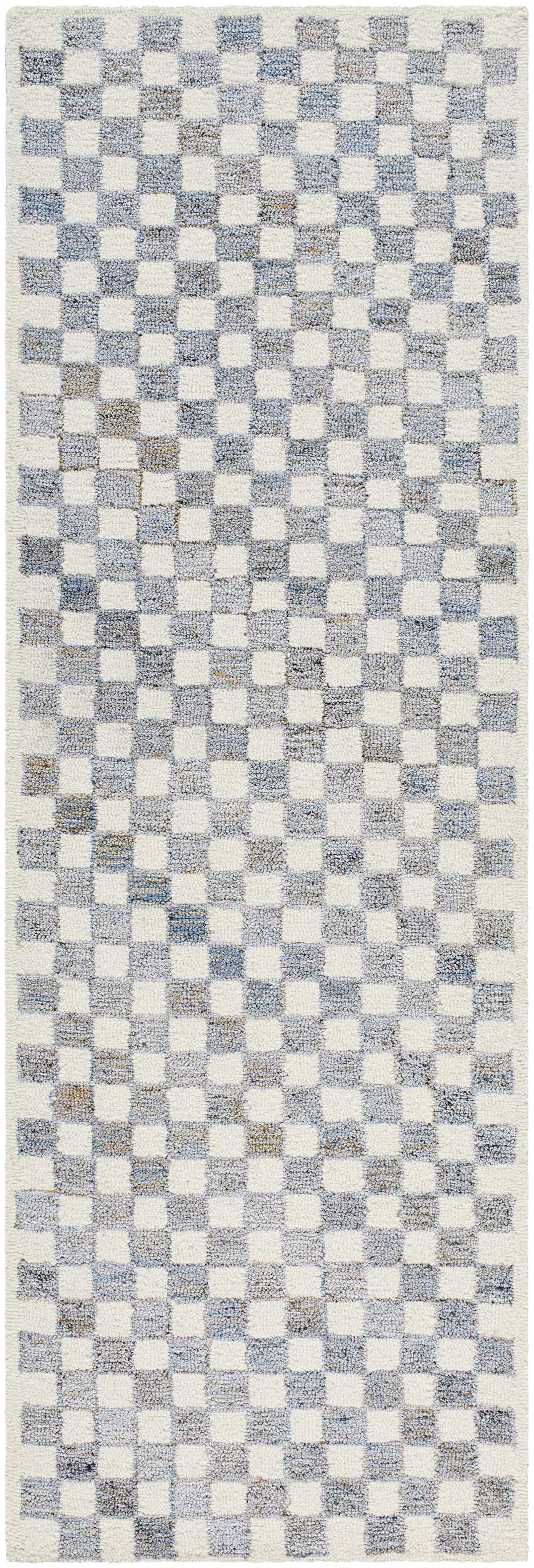 Halen Gray Checkered Area Rug – Boutique Rugs