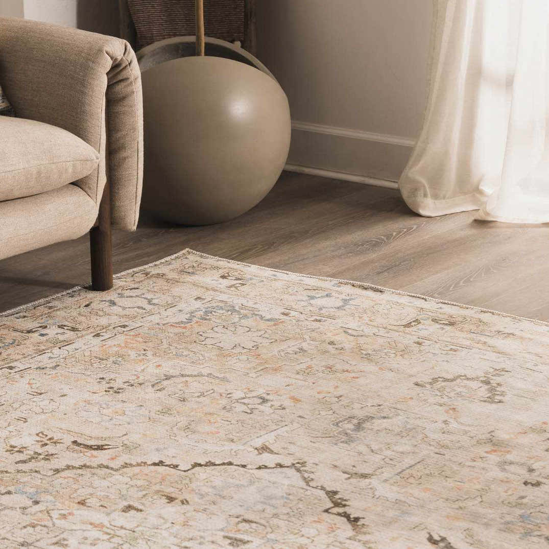 Standon Vintage Flat Pile Washable Rug – Boutique Rugs