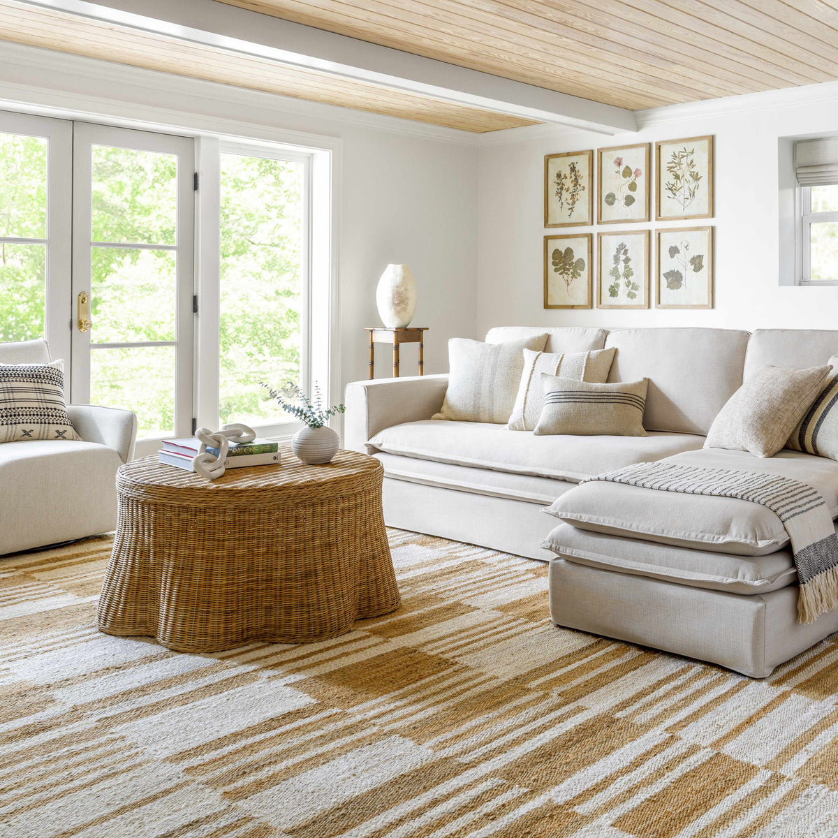 Made to Order Custom Size Thyra Broken-Striped Area Rug – Boutique Rugs