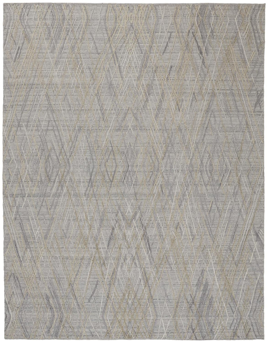 Elias Modern Abstract - Gray/Ivory Area Rug – Boutique Rugs