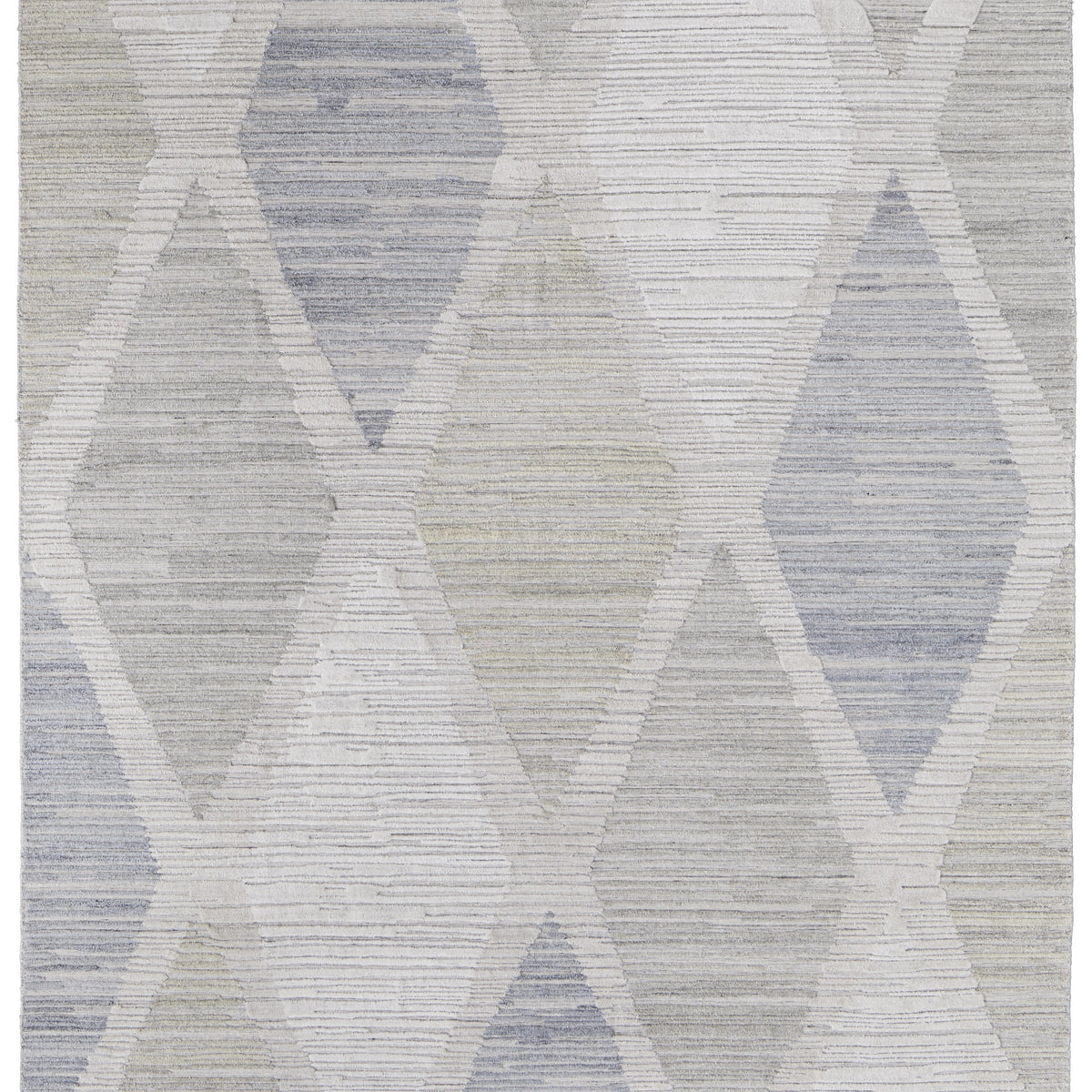 Feizy Elias Modern Diamond - Ivory/Blue/Brown Area Rug – Boutique Rugs