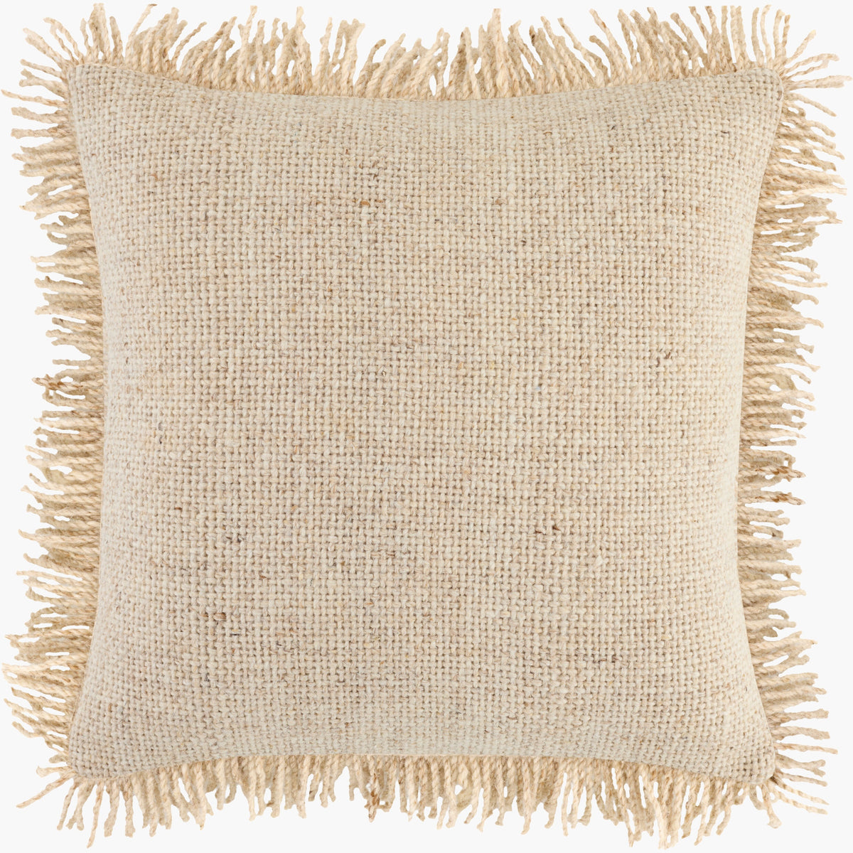 Soft Light Gray Modern Accent Pillow with cotton details for sofa bed ...