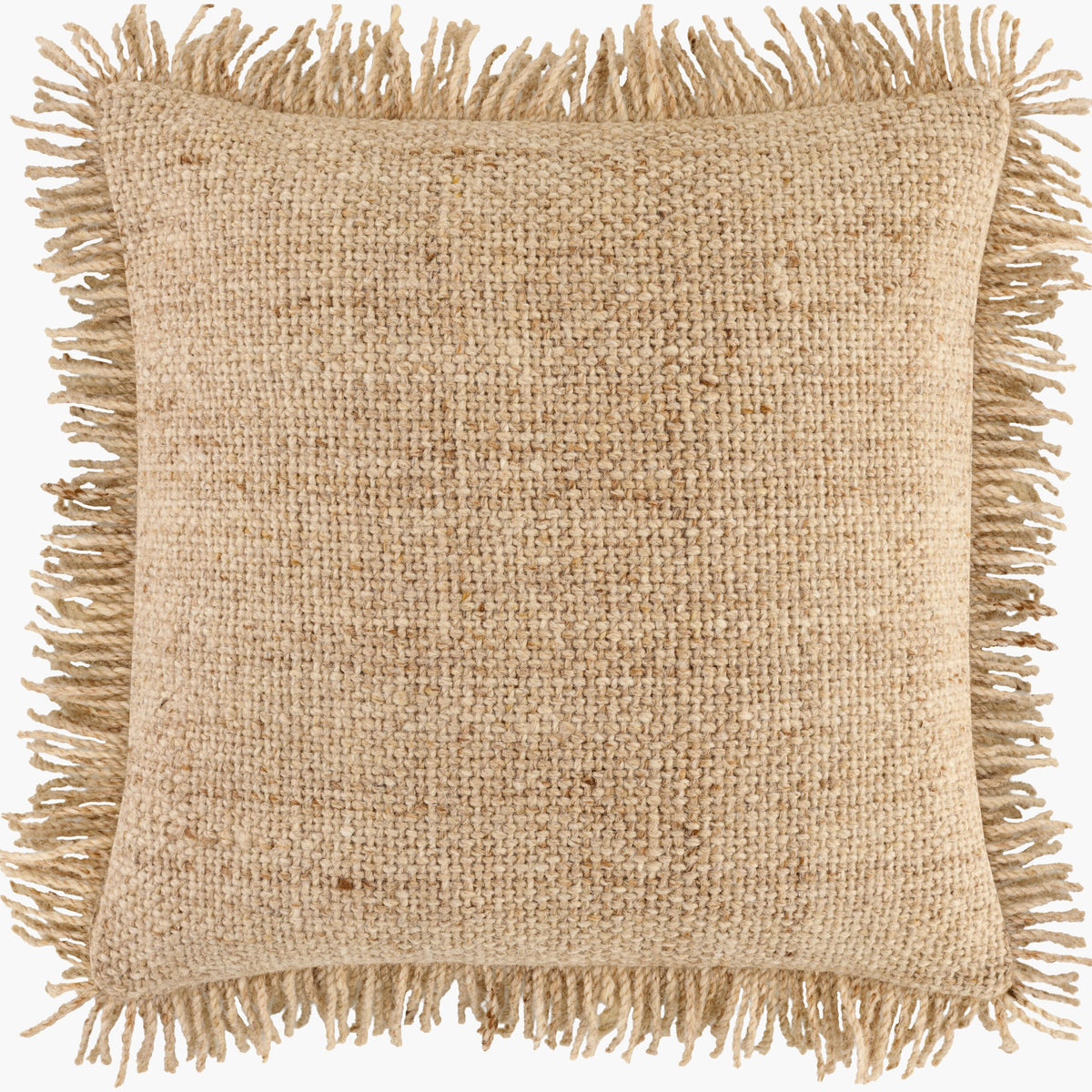 Soft Orange Modern Accent Pillow with cotton details for sofa bed or a ...