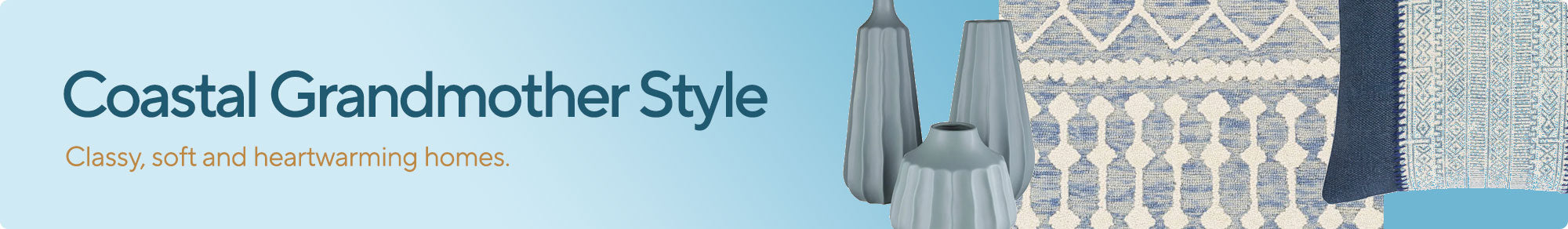 Coastal Grandmother Aesthetic Rugs & Decor | Boutique Rugs