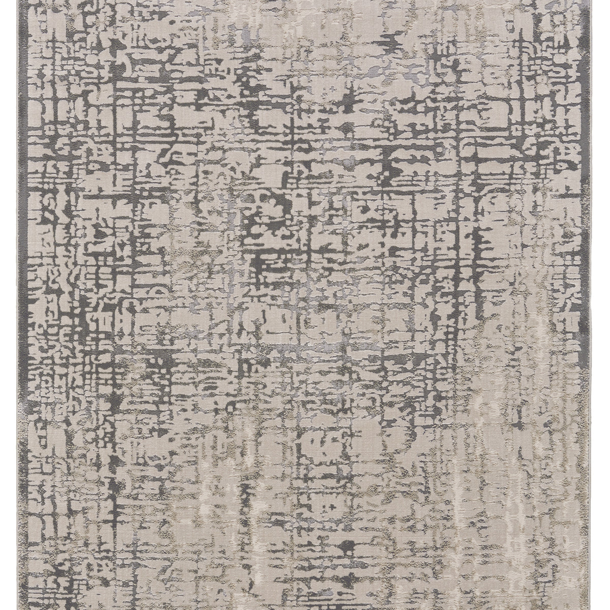 Feizy Prasad Modern Abstract - Gray/Ivory Area Rug – Boutique Rugs