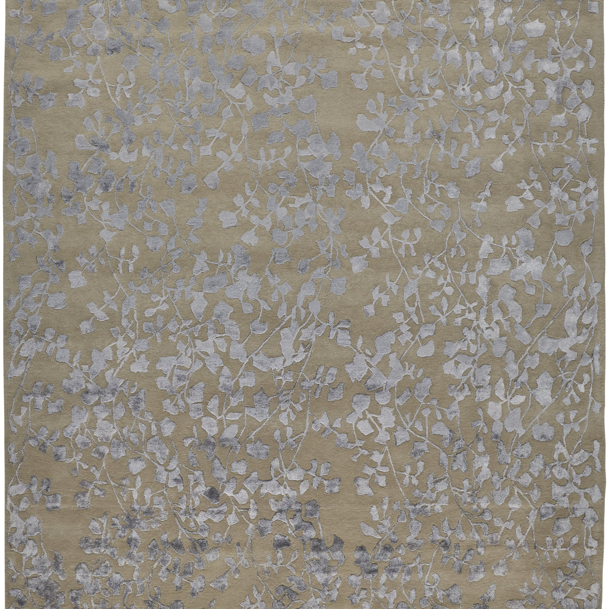 Feizy Bella Transitional Floral & Botanical - Tan/Silver/Gray Area Rug ...