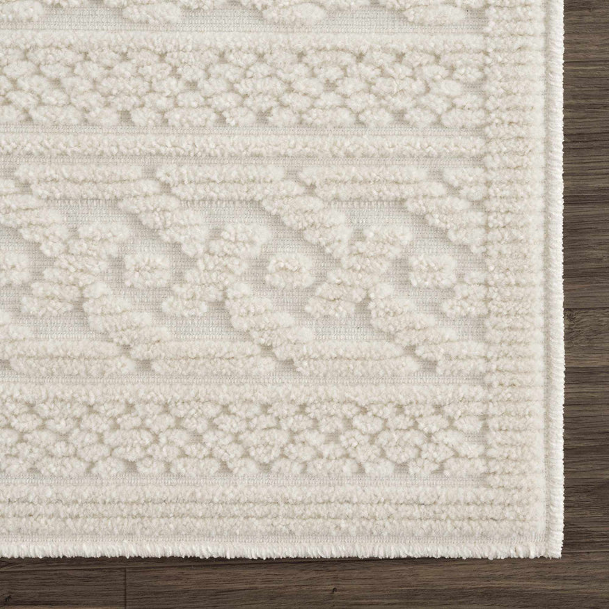 Fadey White 3D Washable Rug – Boutique Rugs