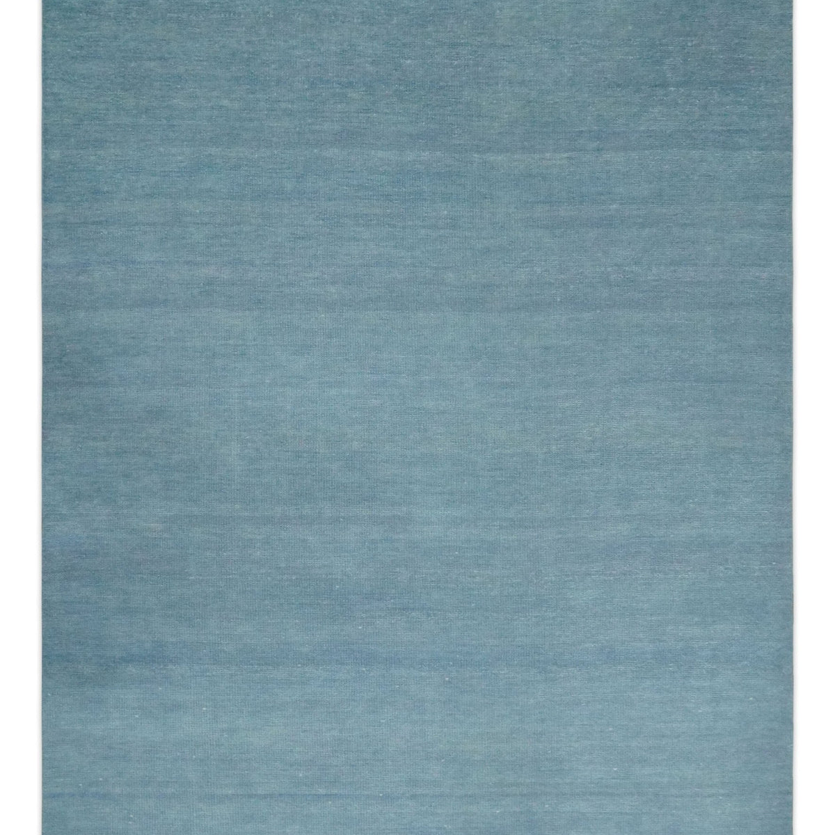 Solid Plane Blue Custom Made Modern Hand knotted wool Area Rug ...