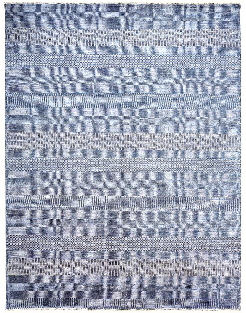 Feizy Janson Transitional Stripes - Blue/Silver Area Rug – Boutique Rugs