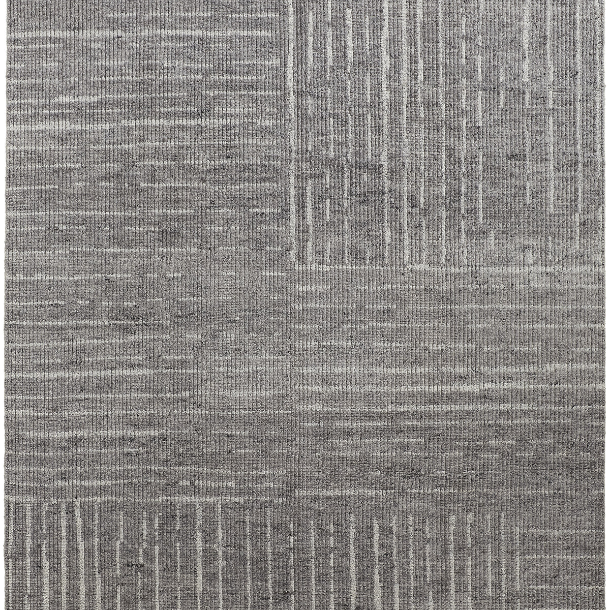 Feizy Alford Modern Checkered - Gray/Silver/Ivory Area Rug – Boutique Rugs