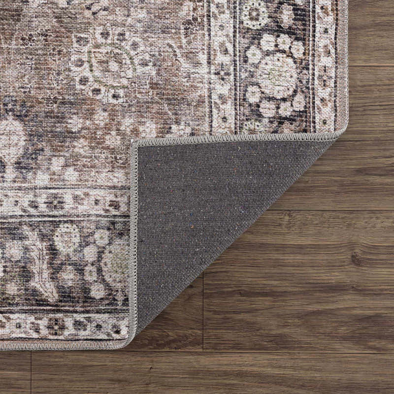 Brown Ganyangan Washable Rug