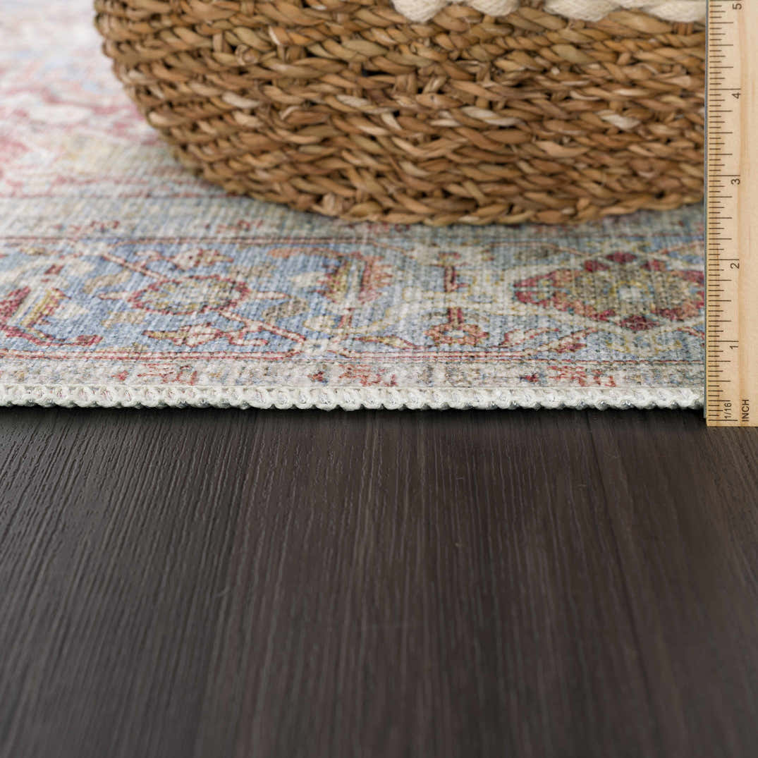Cream Rust Leeston Washable Rug - Clearance – Boutique Rugs