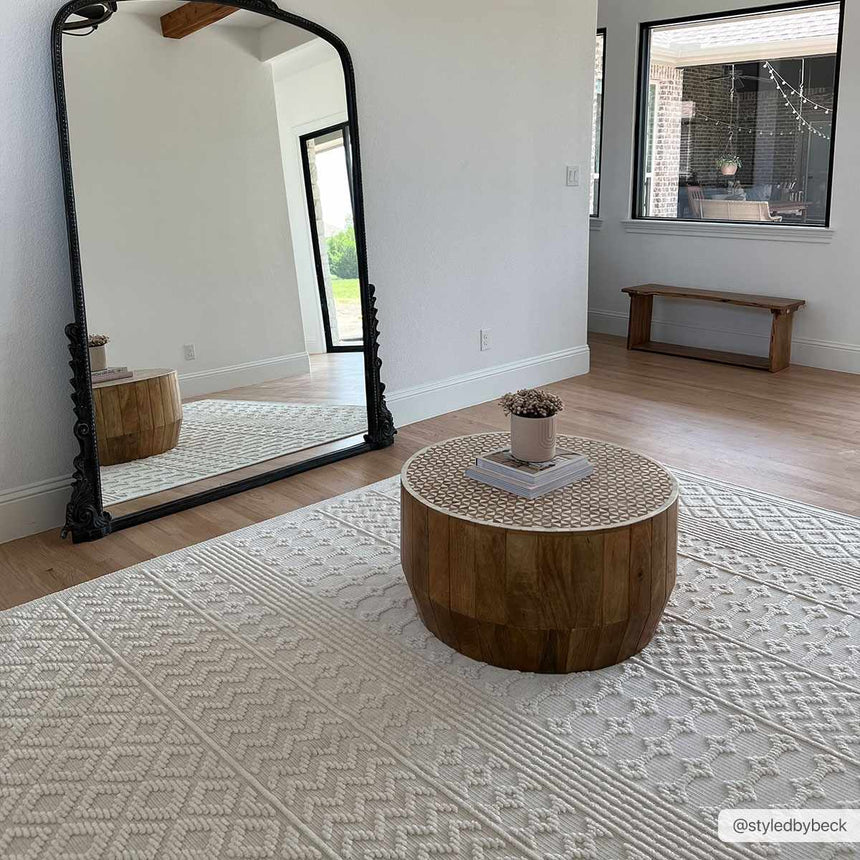 Drago White Washable Area Rug – Boutique Rugs