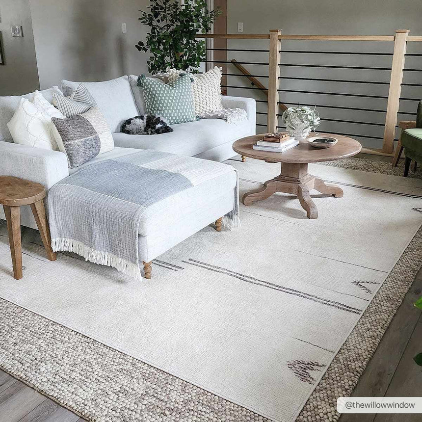 Rivin Beige Rug - Becki Owens x Livabliss – Boutique Rugs