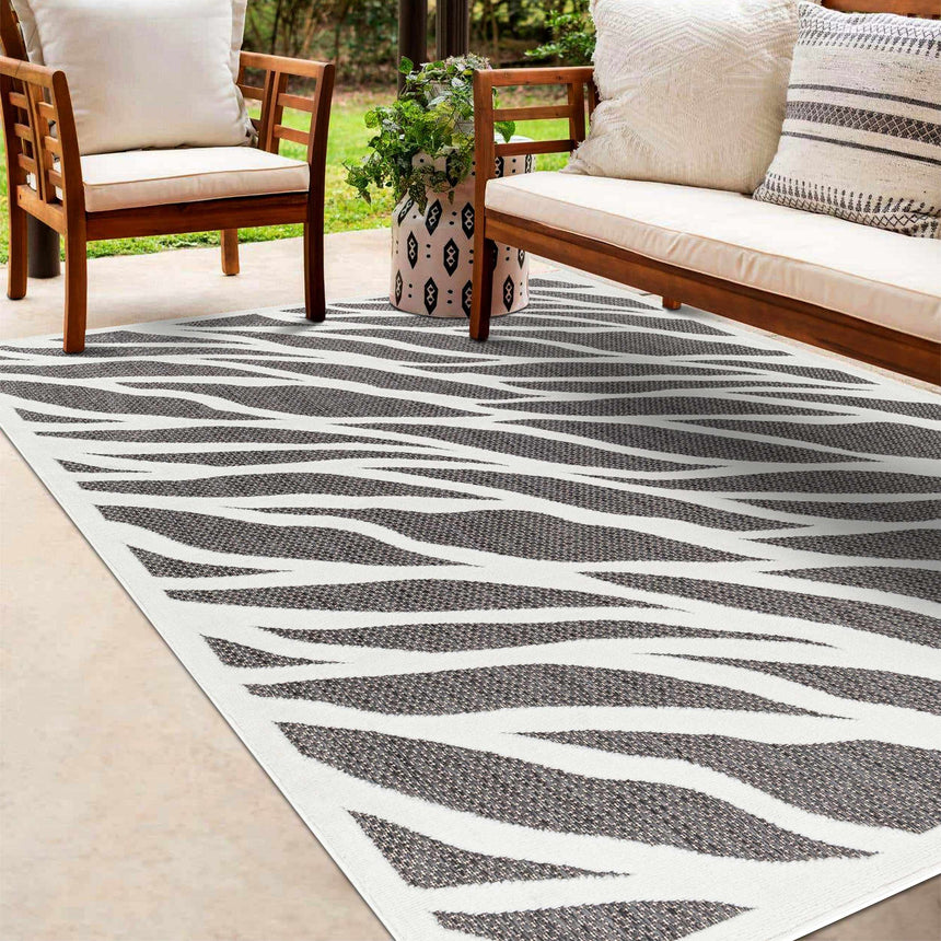 zebra pattern rug