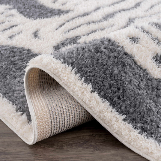 Zane Charcoal Tibetan Tiger Plush Rug – Boutique Rugs