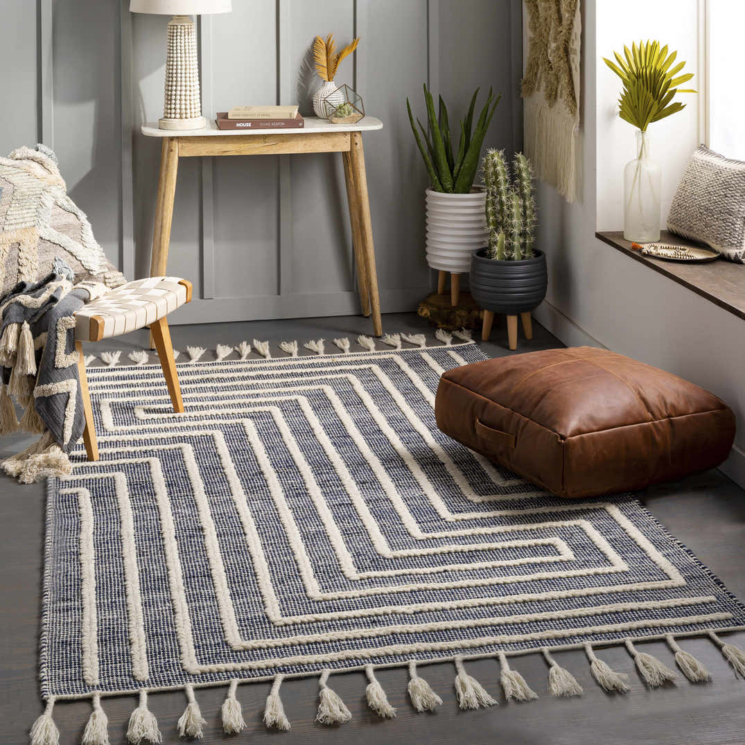 Aditya Tasseled Jute&Wool Carpet - Clearance – Boutique Rugs