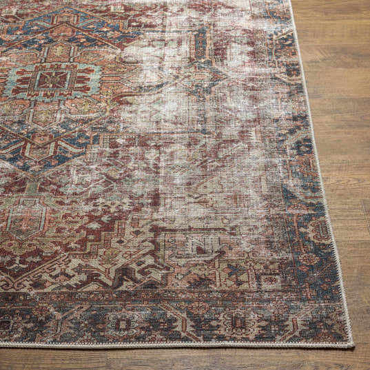 Adtugan Vintage Flat Pile Washable Rug – Boutique Rugs
