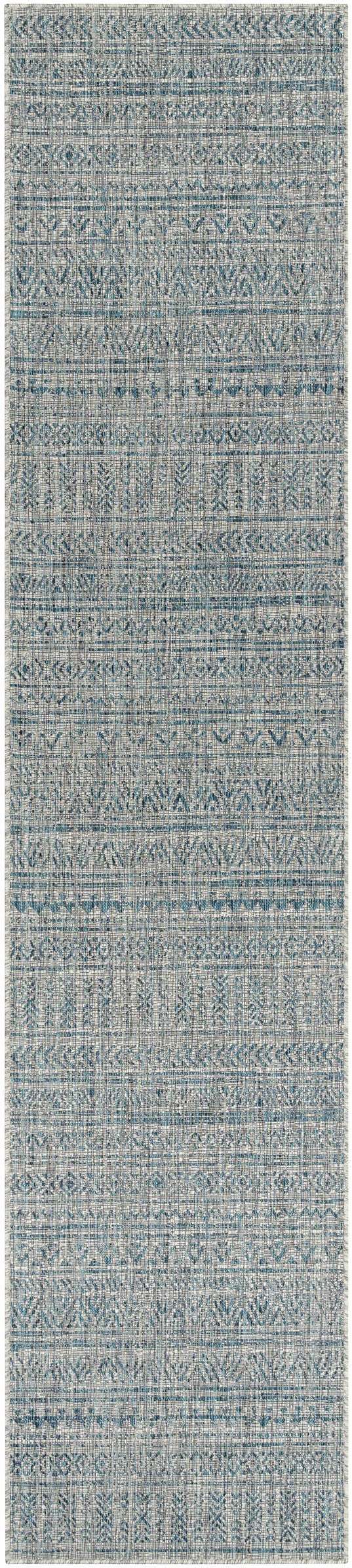 Novato Aqua All Over Pattern Performance Rug – Boutique Rugs