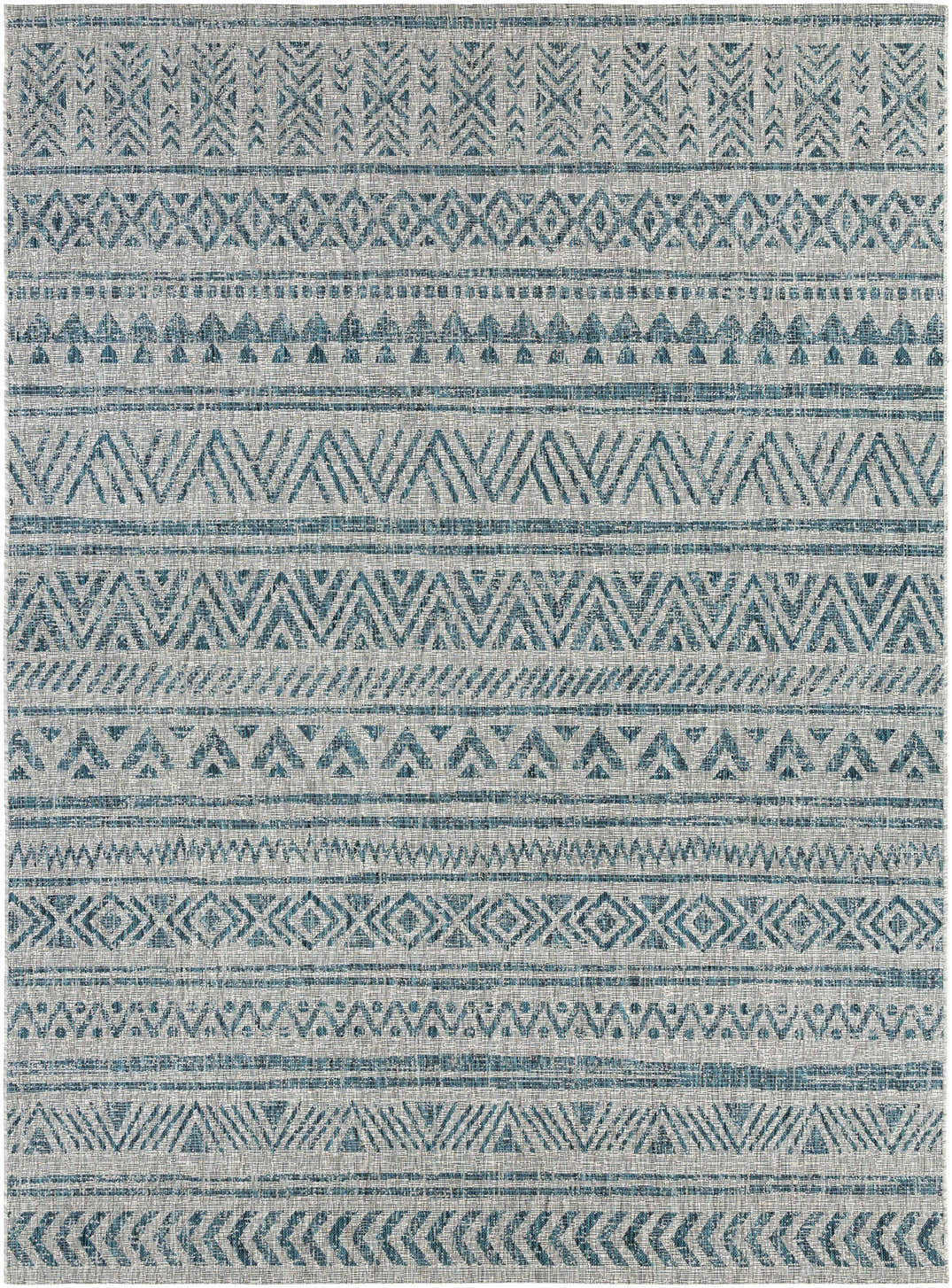 Novato Aqua All Over Pattern Performance Outdoor Rug – Boutique Rugs
