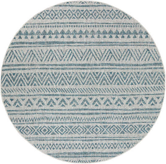 Novato Aqua All Over Pattern Performance Outdoor Rug – Boutique Rugs