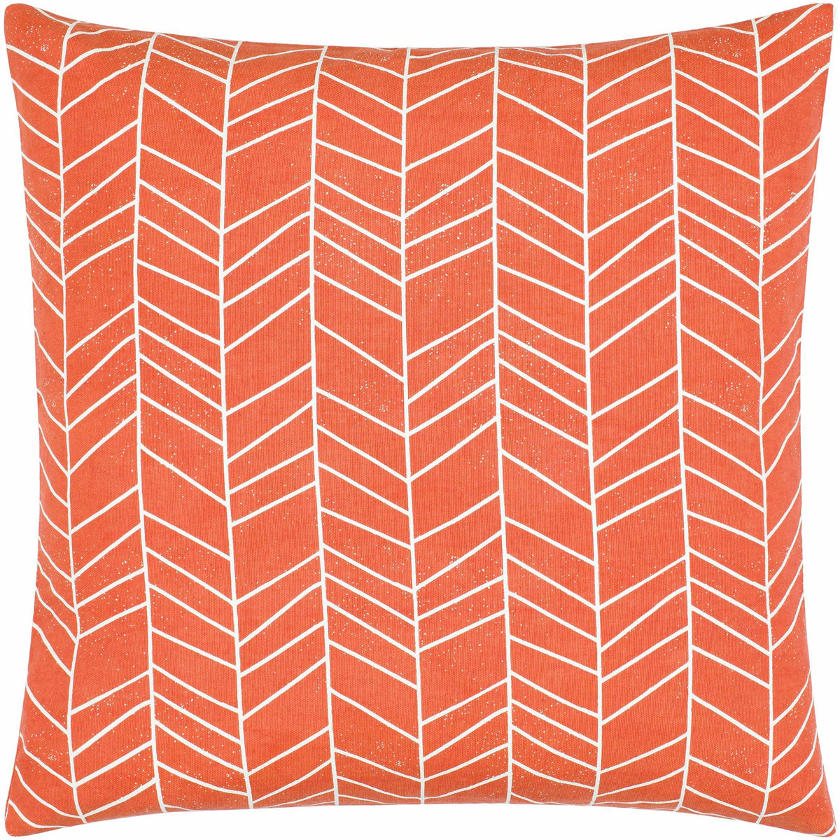 Bayat Orange Chevron Pattern Accent Pillow - Clearance – Boutique Rugs