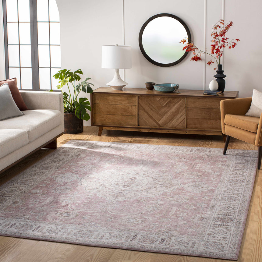 Bergman Distressed Red Area Rug – Boutique Rugs