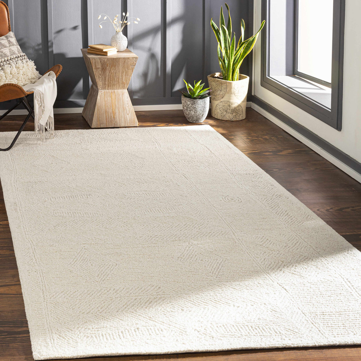 Cork Textured Wool Rug – Boutique Rugs