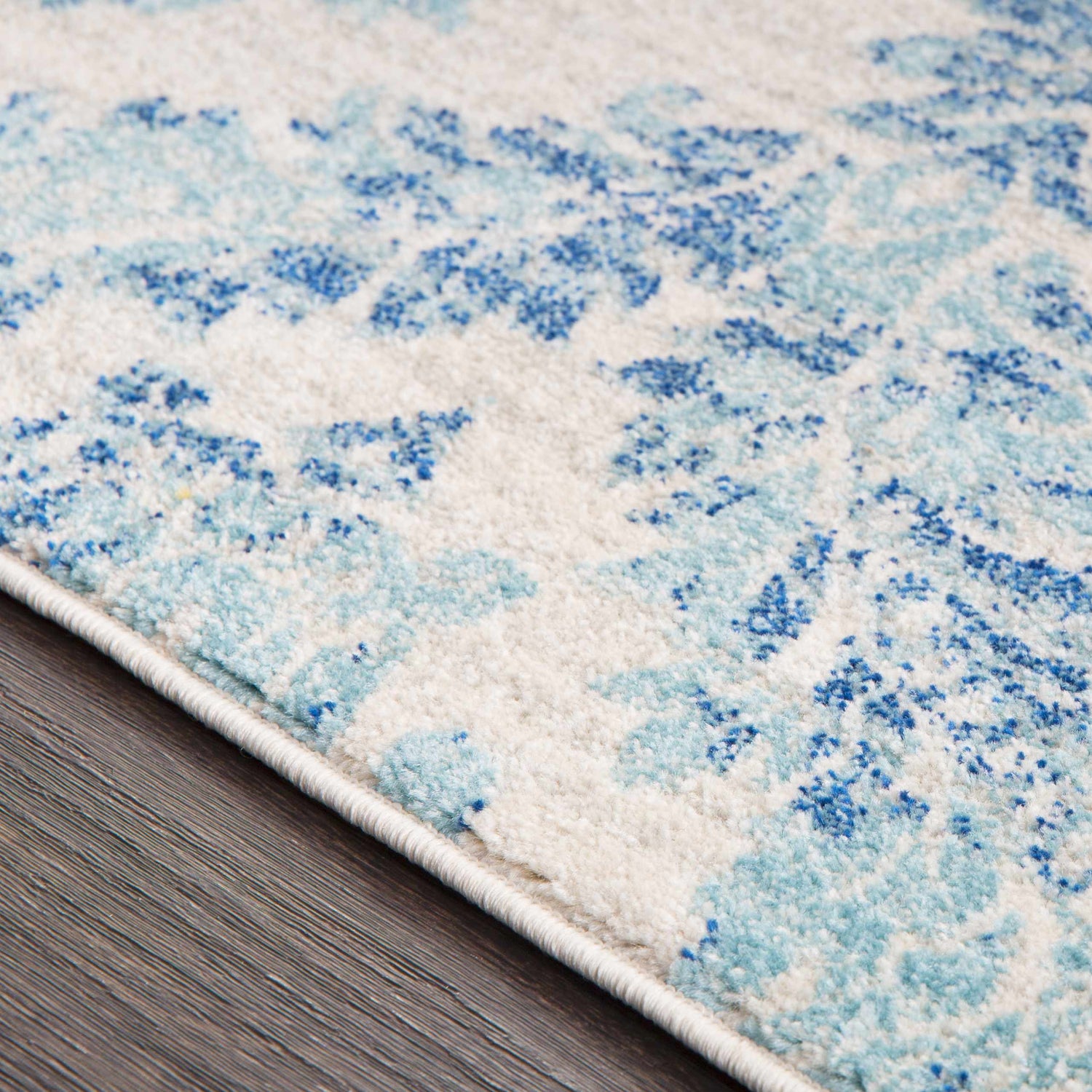 Oaklyn Teal Floral Diamonds Rug – Boutique Rugs