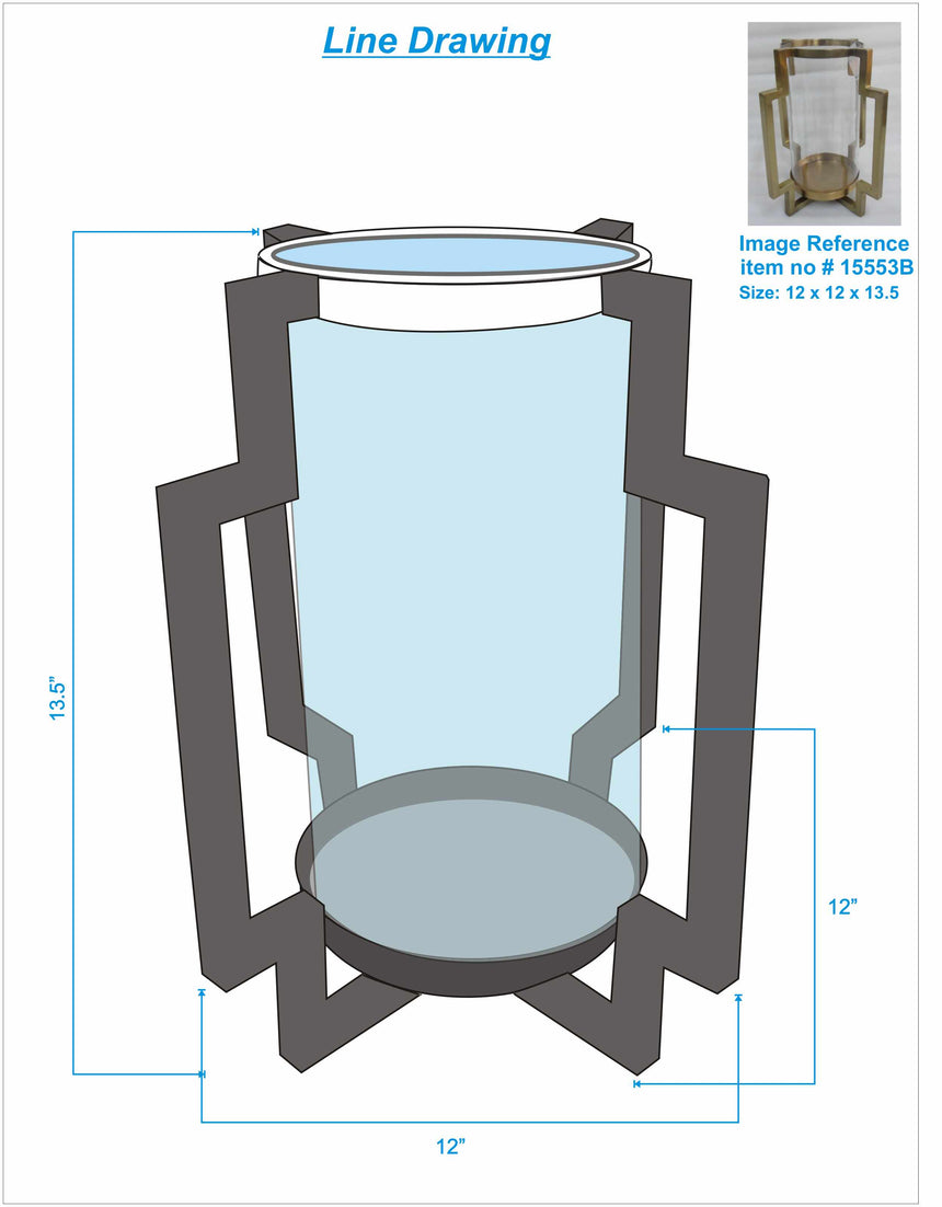 Picher Brass Geometric Gold Decorative Accent – Boutique Rugs