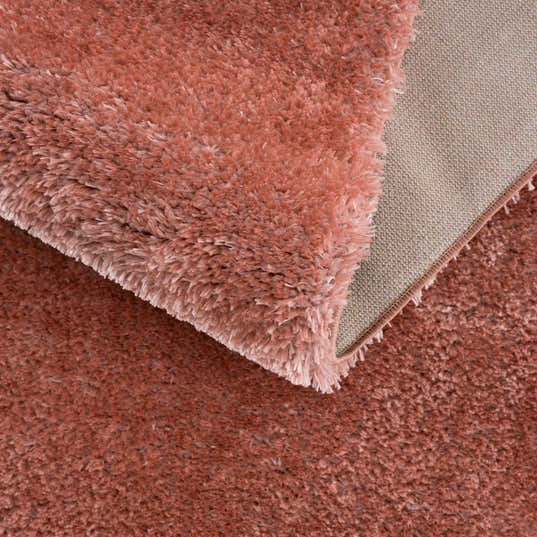 Rosava Dusty Pink Subtle Wavy Abstract Modern Minimalist Polyester Mac ...