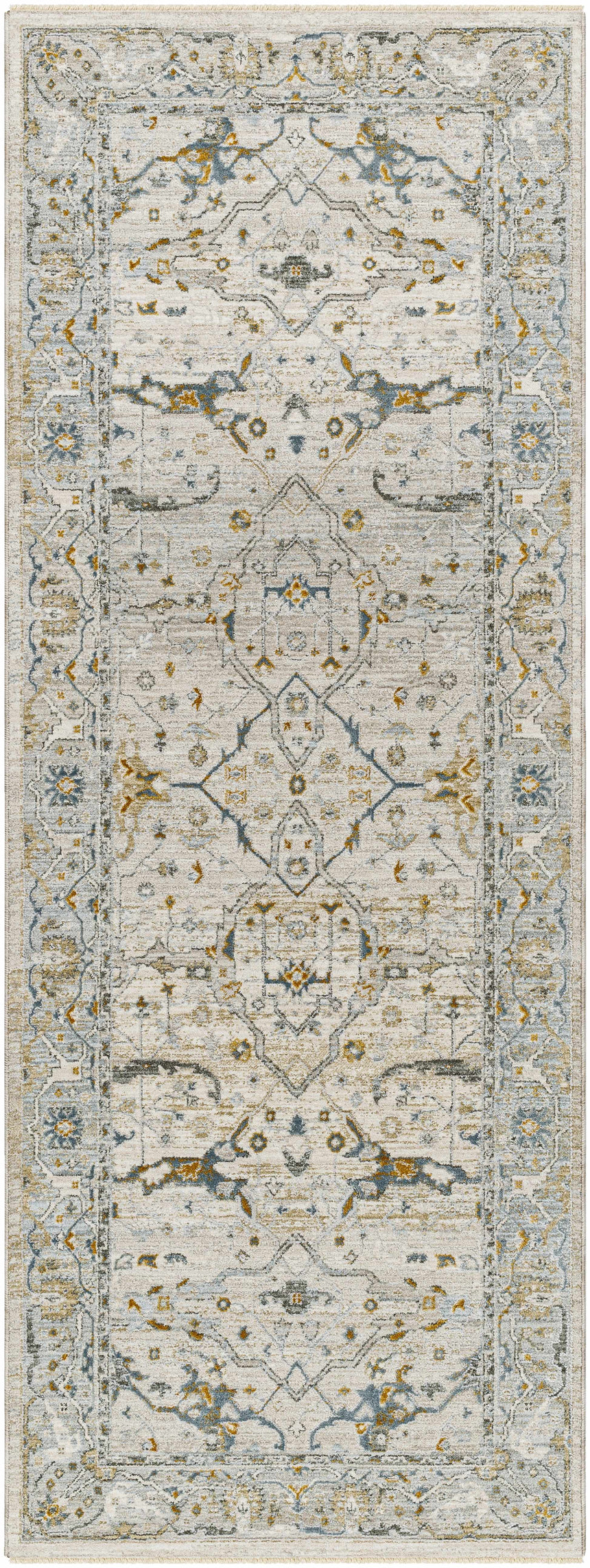 Aviva Off-White Textured Rug with Fringes – Boutique Rugs