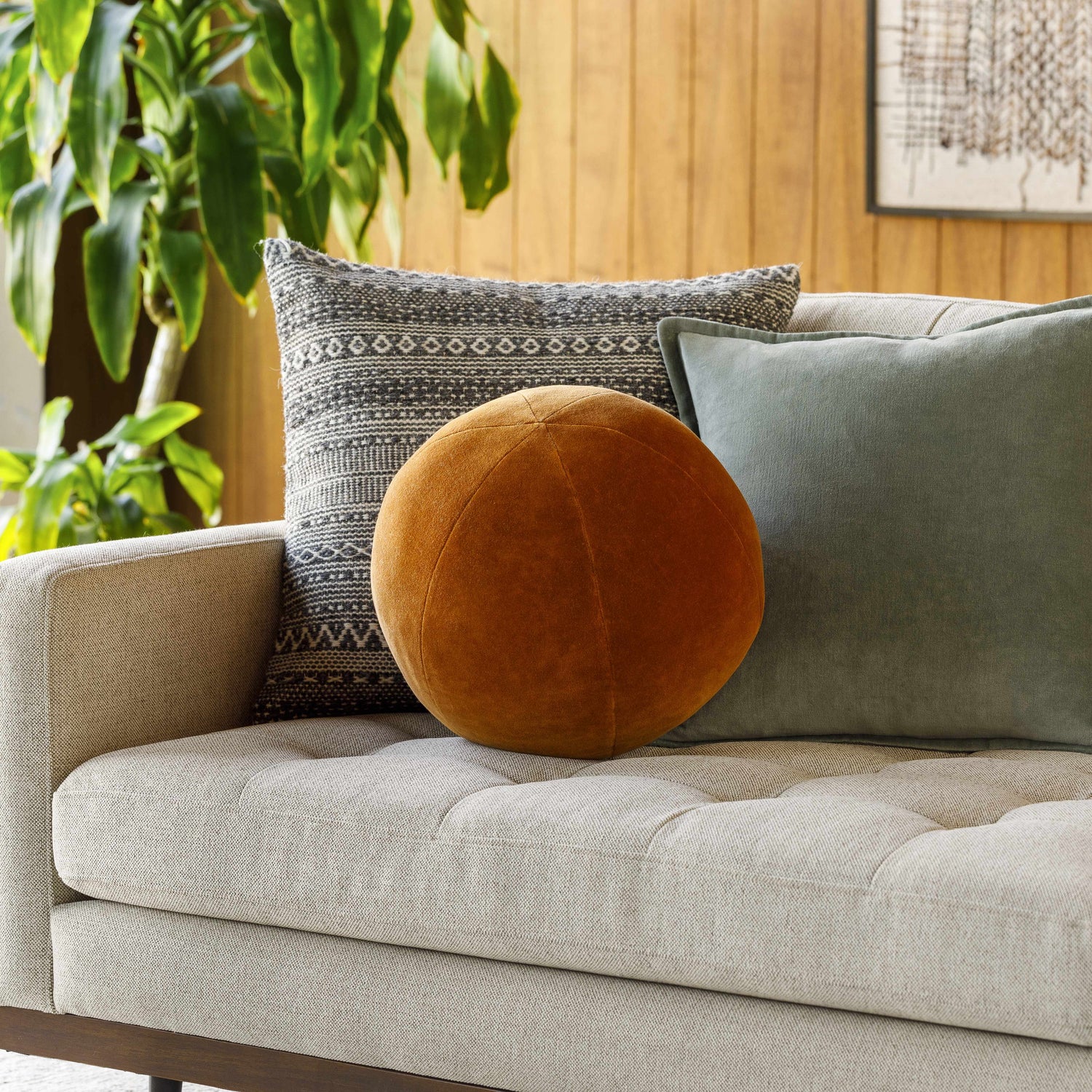 Mabon Rust Throw Pillow – Boutique Rugs