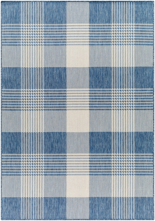 Aubin Blue Plaid Area Rug - Clearance – Boutique Rugs