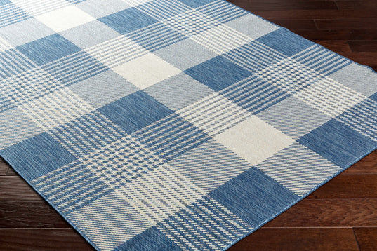 Aubin Blue Plaid Area Rug - Clearance – Boutique Rugs