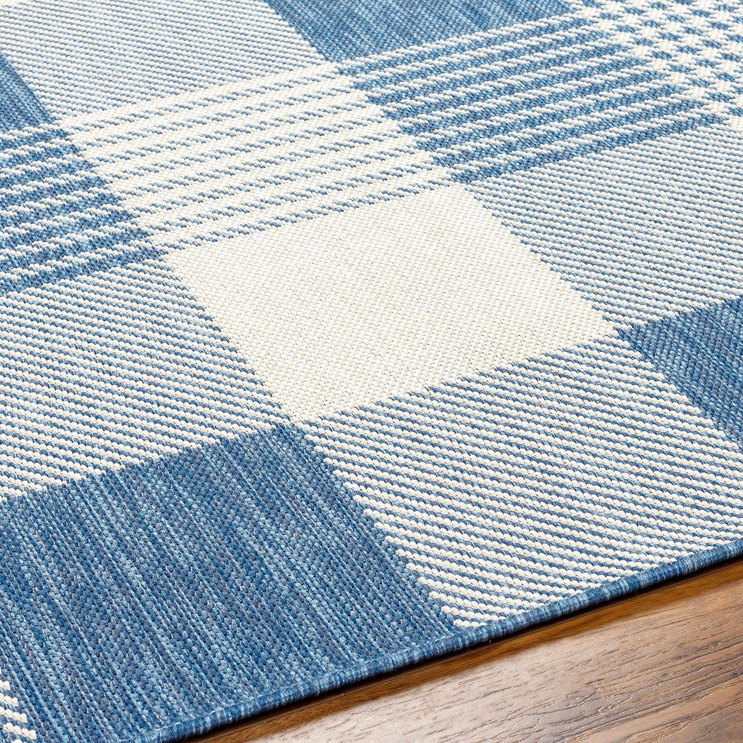 Aubin Blue Plaid Area Rug - Clearance – Boutique Rugs