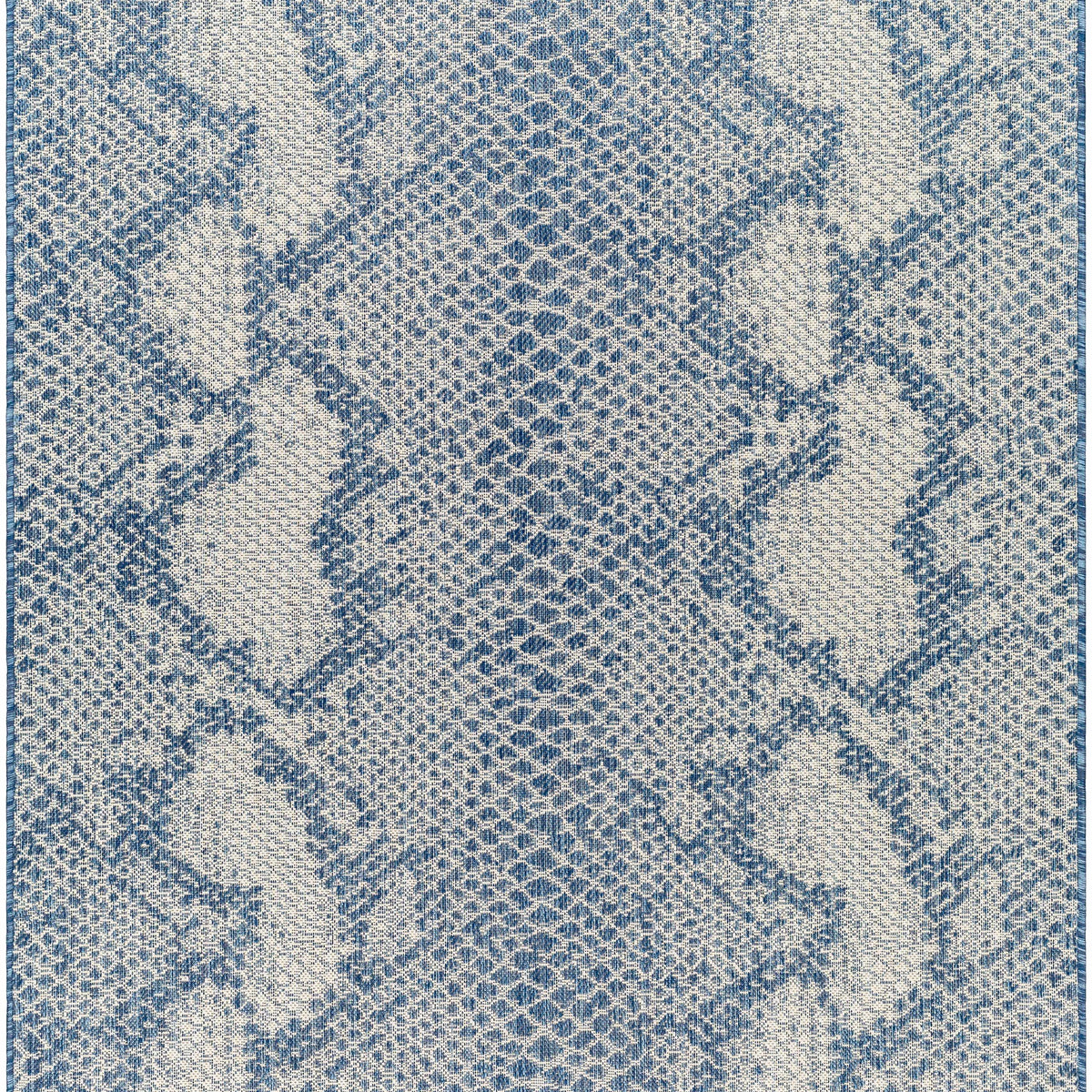 Estee Blue Snake-Patterned Area Rug - Clearance – Boutique Rugs