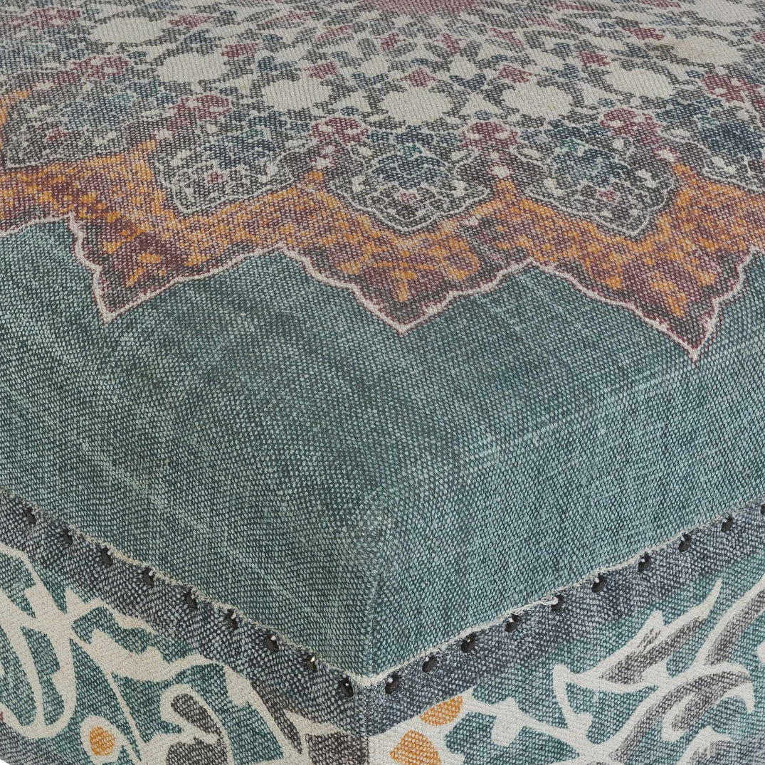 Swinton Bohemian Ottoman Pouf – Boutique Rugs