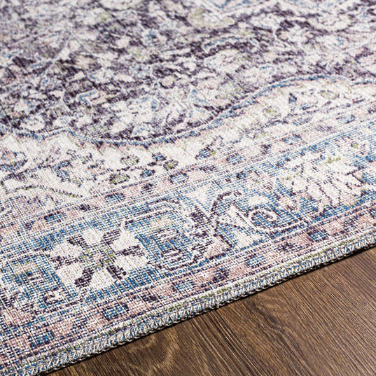Tavas Blue Persian Style Washable Rug - Clearance – Boutique Rugs
