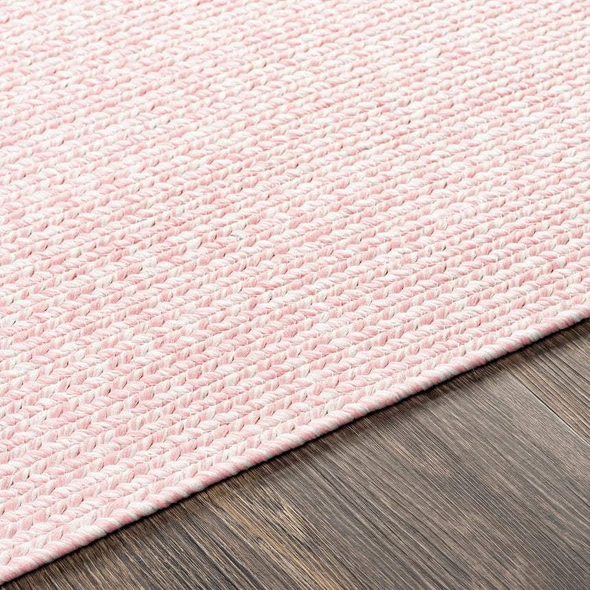 Pink Tycroes Braided Textured Area Rug - Clearance – Boutique Rugs